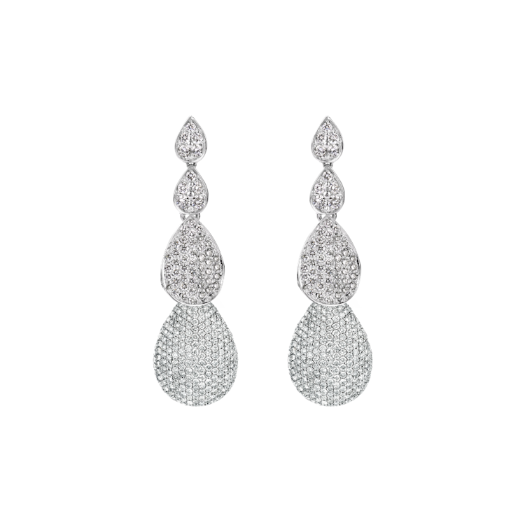 Oorbellen | Hippie Chic Raindrop Diamond Dome - Choices by DL